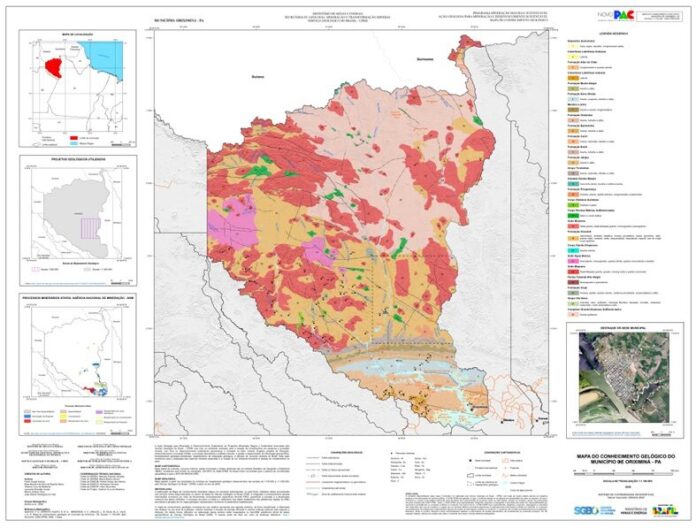 SGB divulga mapas geológicos de 50 municípios mineradores; confira os ...